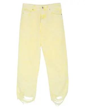 VICOLO Pastel Cotton Mom Jeans - Yellow