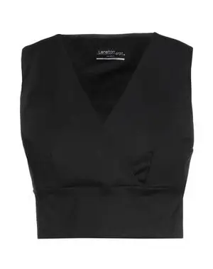 LANSTON Cropped Jersey Top