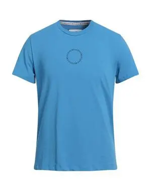 BIKKEMBERGS T-shirt Size Cotton, Elastane - Blue