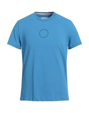 BIKKEMBERGS T-shirt Size Cotton, Elastane - Blue