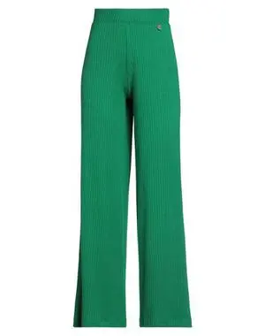 BERNA Wide Leg Knit Pants - Green