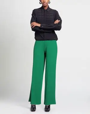 BERNA Wide Leg Knit Pants - Green