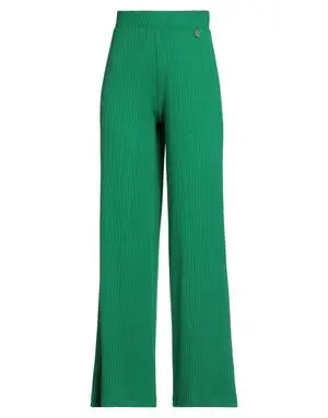BERNA Wide Leg Knit Pants - Green