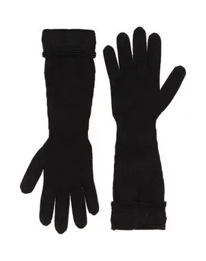 Emporio Armani Knitted Gloves - Black