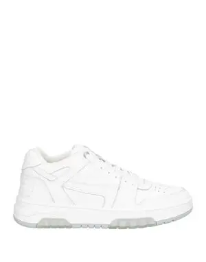 CAFÈNOIR Soft Leather Low-top Sneakers - White