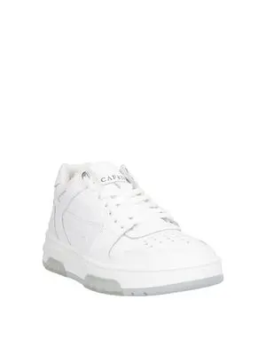 CAFÈNOIR Soft Leather Low-top Sneakers - White