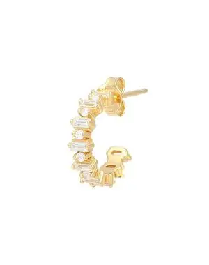 KURSHUNI Eternal Hoop Single Earring - Gold