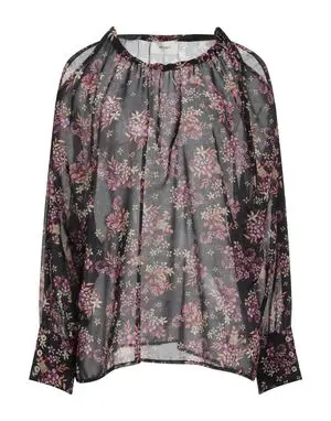 VICOLO Floral Print Crepe Top
