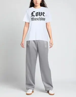 Moschino Cotton And Elastane T-shirt With Logo Print