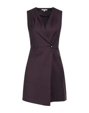Patrizia Pepe Mini Shirt Dress - Purple