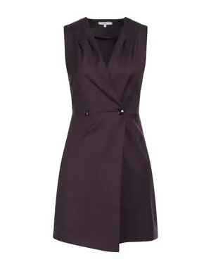Patrizia Pepe Mini Shirt Dress - Purple