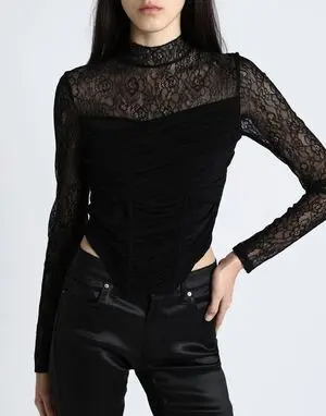 Topshop Crepe Lace T-shirt