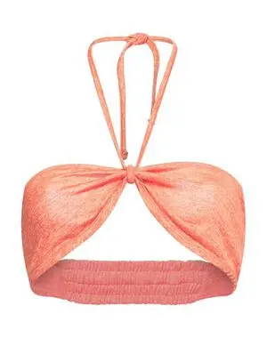 NA-KD Knit Halterneck Top - Orange