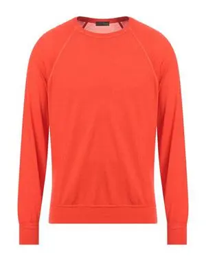 DRUMOHR Super 140s Wool Sweater Red
