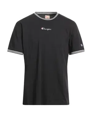 Champion Reverse Weave T-shirt Size Cotton - Black