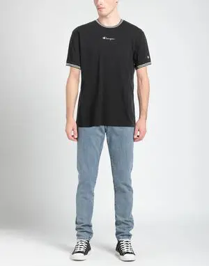 Champion Reverse Weave T-shirt Size Cotton - Black