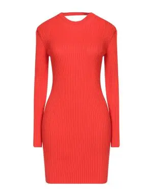 SEMICOUTURE Mini Bodycon Ribbed-knit Dress