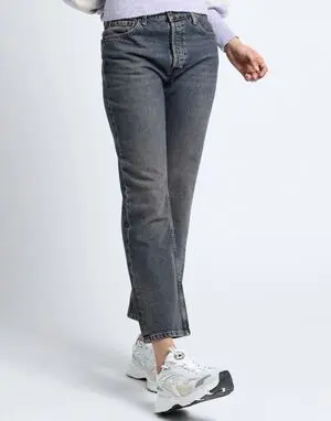 Topshop High Waisted Straight Leg Jeans