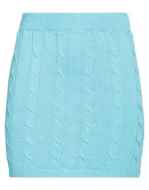 VICOLO Knitted Mini Skirt - Blue