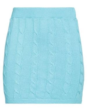 VICOLO Knitted Mini Skirt - Blue