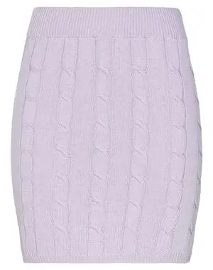 VICOLO Knitted Mini Skirt - Purple