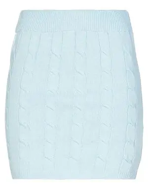 VICOLO Knitted Mini Skirt - Sky Blue