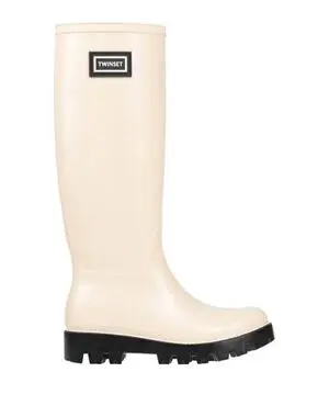 TWINSET Rain Boots - Cream