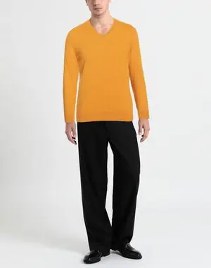 HACKETT Knitted V-neck Pullover - Yellow