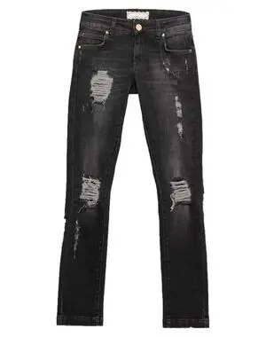 G.SEL Jeans With Leather Trim