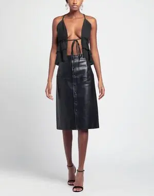 OW Woven Jacquard Wrap Top