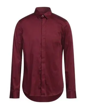 Armani Exchange Man Shirt Sand Size Xl Cotton, Elastane Red