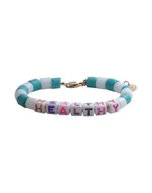 SPORTY & RICH Plastic Bracelet - Turquoise
