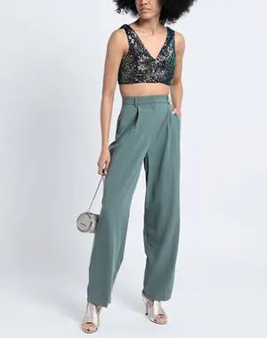 Topshop Tapered Leg Twill Pants