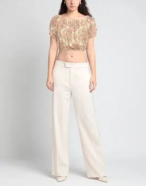 KONTATTO Woven Crop Top
