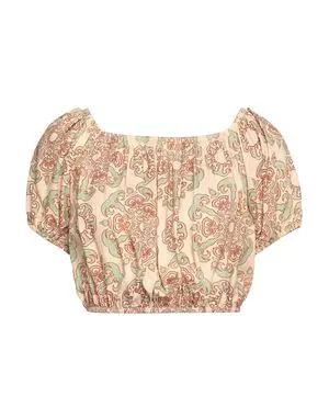 KONTATTO Woven Crop Top