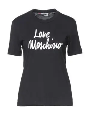 Moschino Cotton Jersey Logo T-shirt - Black