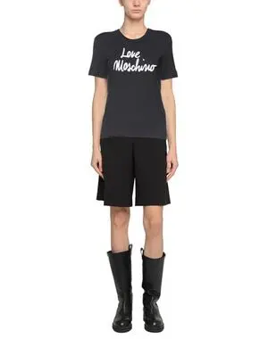Moschino Cotton Jersey Logo T-shirt - Black