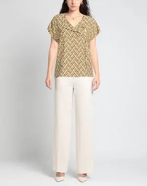 DIANA GALLESI Leopard Print Top - Light Green