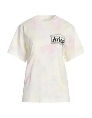 Aries Logo-print T-shirt - Yellow