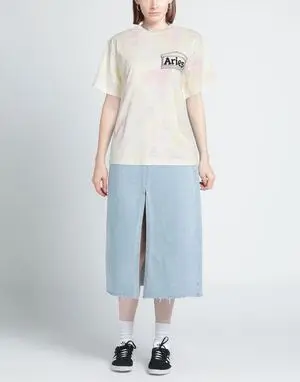 Aries Logo-print T-shirt - Yellow