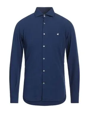 BROOKSFIELD Shirt Size Cotton - Blue