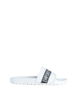 Emporio Armani Round Toe Slides Slipper