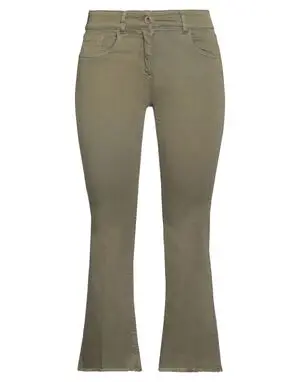 19.70 NINETEEN SEVENTY Flared Trousers - Military Green