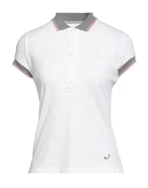 JACOB COHЁN Polo Shirt In Piqué White