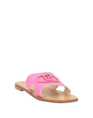 Liu Jo Leather Slide Sandals