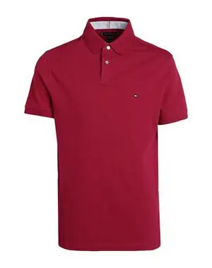 Tommy Hilfiger 1985 Regular Polo Man Polo Shirt Light Blue Size S Cotton, Elastane Red