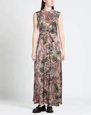 LIU •JO Paisley Print Maxi Shirt Dress
