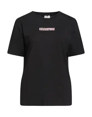 Champion T-shirt In Cotton Jersey - Black