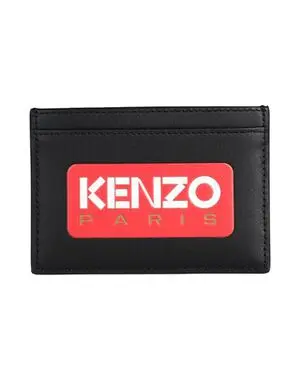 Kenzo Document Holder Bovine Leather - Black