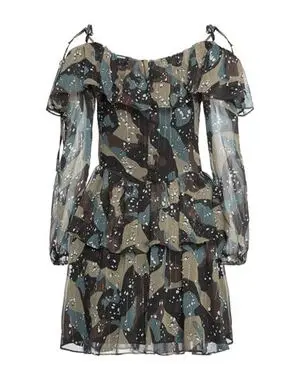 Guess Mini Dress With Camouflage Print